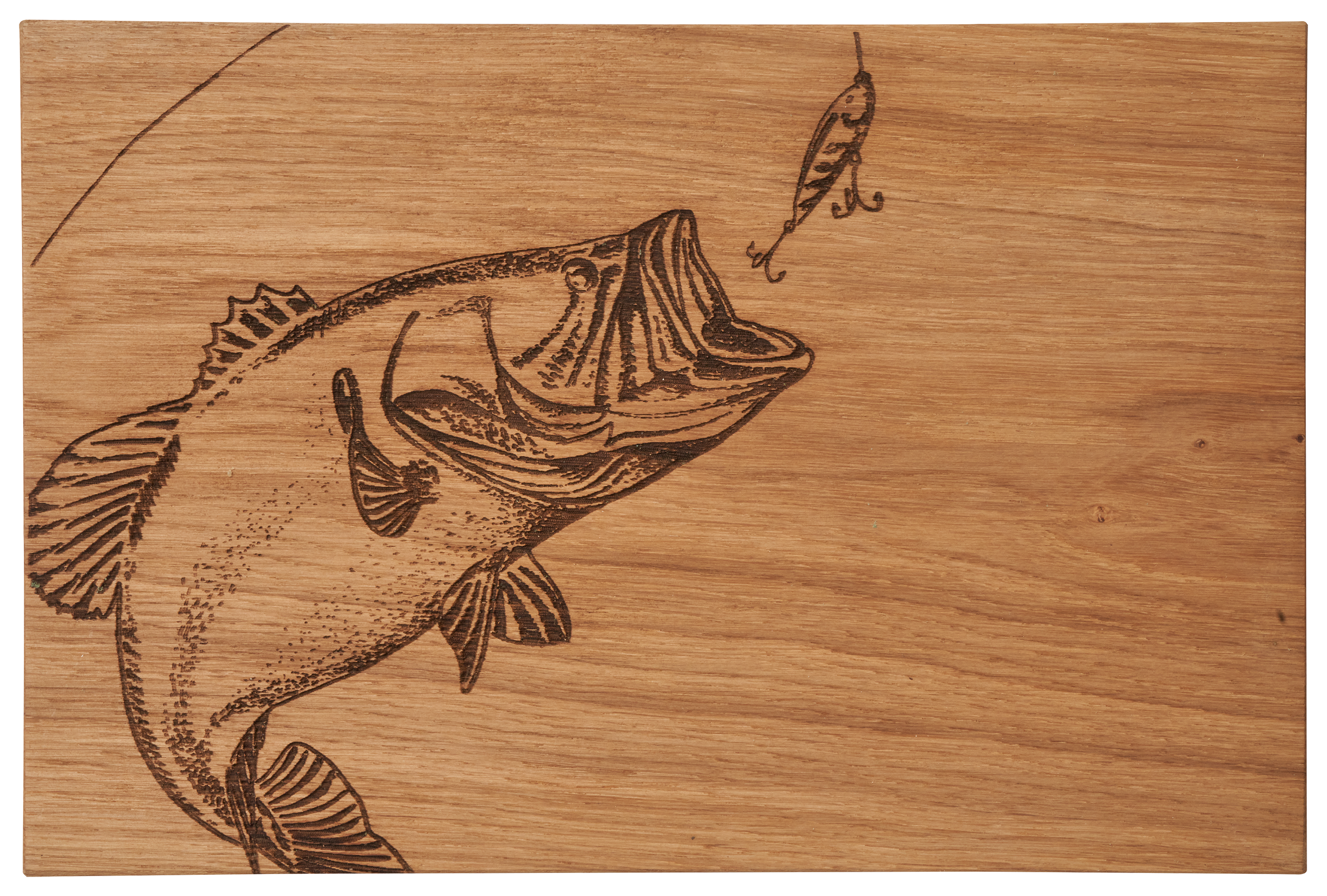 Selbrae House Oak Bass Rectangle Serving Board | Bass Pro Shops